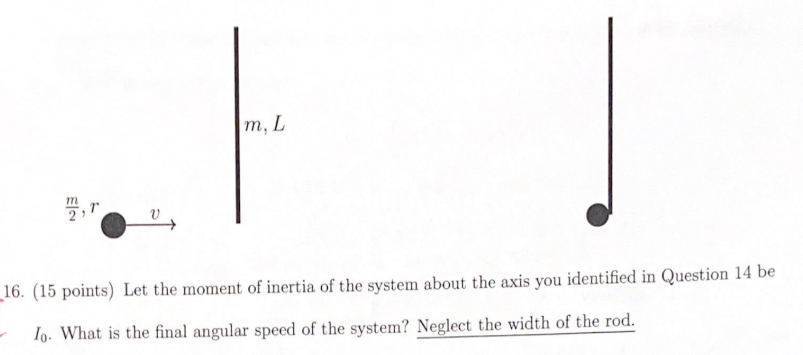 Solved 5. (10 points) What is the moment of inertia of the | Chegg.com