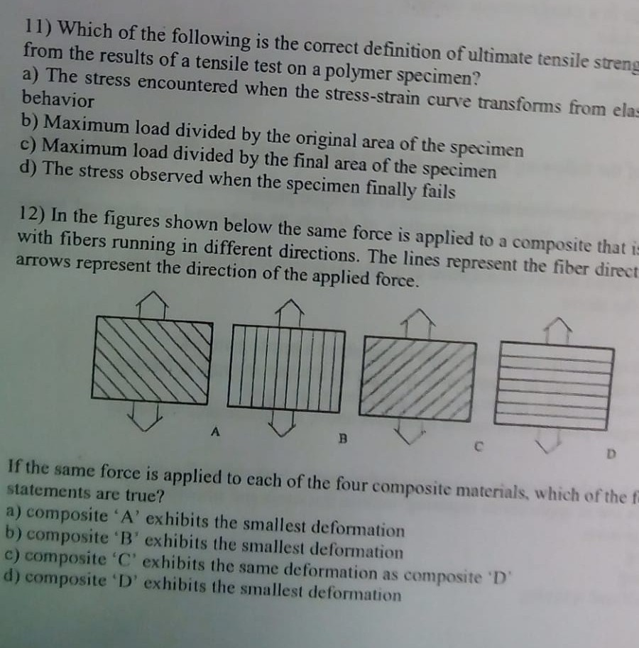 Solved 11) Which of the following is the correct definition | Chegg.com