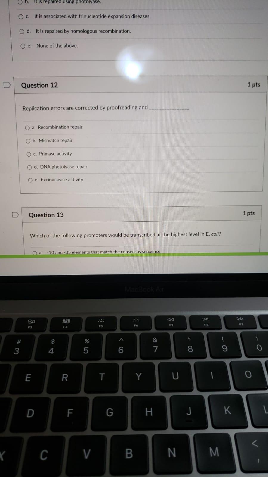 Solved It is repaired using photolyase. Oc. It is associated | Chegg.com