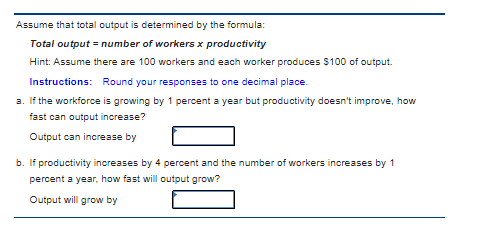 Solved Assume that total output is determined by the | Chegg.com