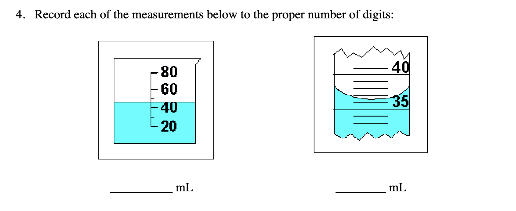 Record each of the measurements below to the proper | Chegg.com