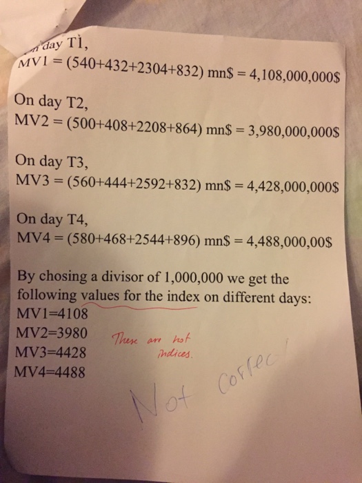 Solved Home Task 2: VER Problem 2: Value-Weighted Index A | Chegg.com