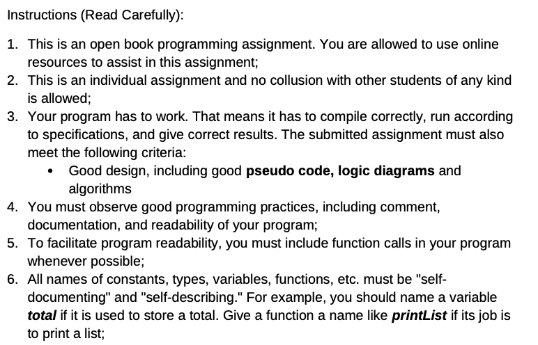 Need Help To Write A C Code For The Following I