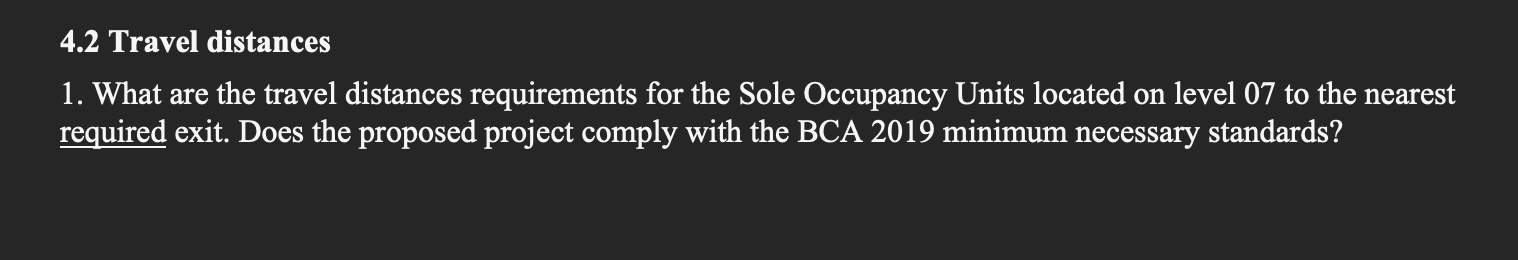 Solved 4.2 Travel distances 1. What are the travel distances | Chegg.com