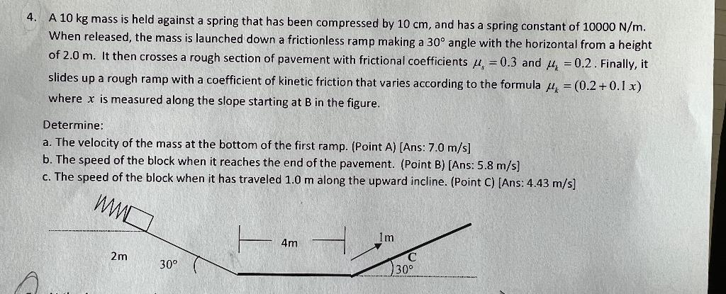 Solved show work on how to solve question 4 parts a,b and c | Chegg.com