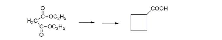 Solved COOH H2C-C-OC2H5 C-OC2H5 | Chegg.com