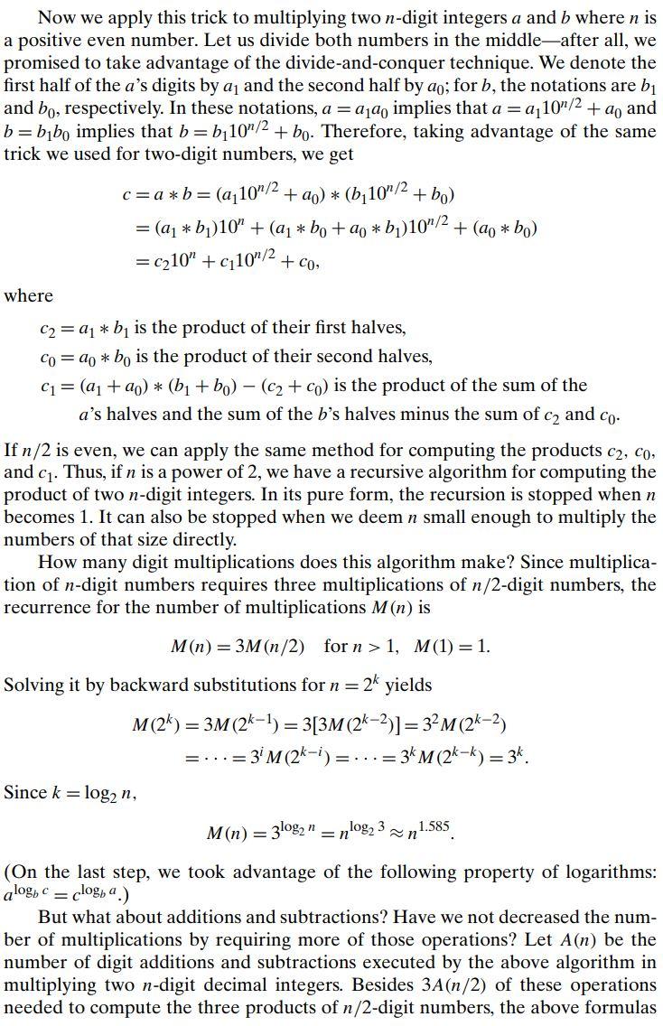 Solved 2. (5 points) Compute 2101∗1130 by applying the | Chegg.com