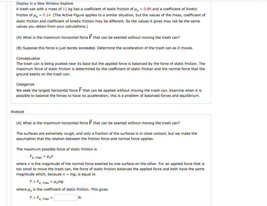 Solved Display in a New Window Explore A trash can with a | Chegg.com