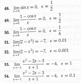 Solved For each limit limx→cf(x)=L in Exercises 43-54, use | Chegg.com
