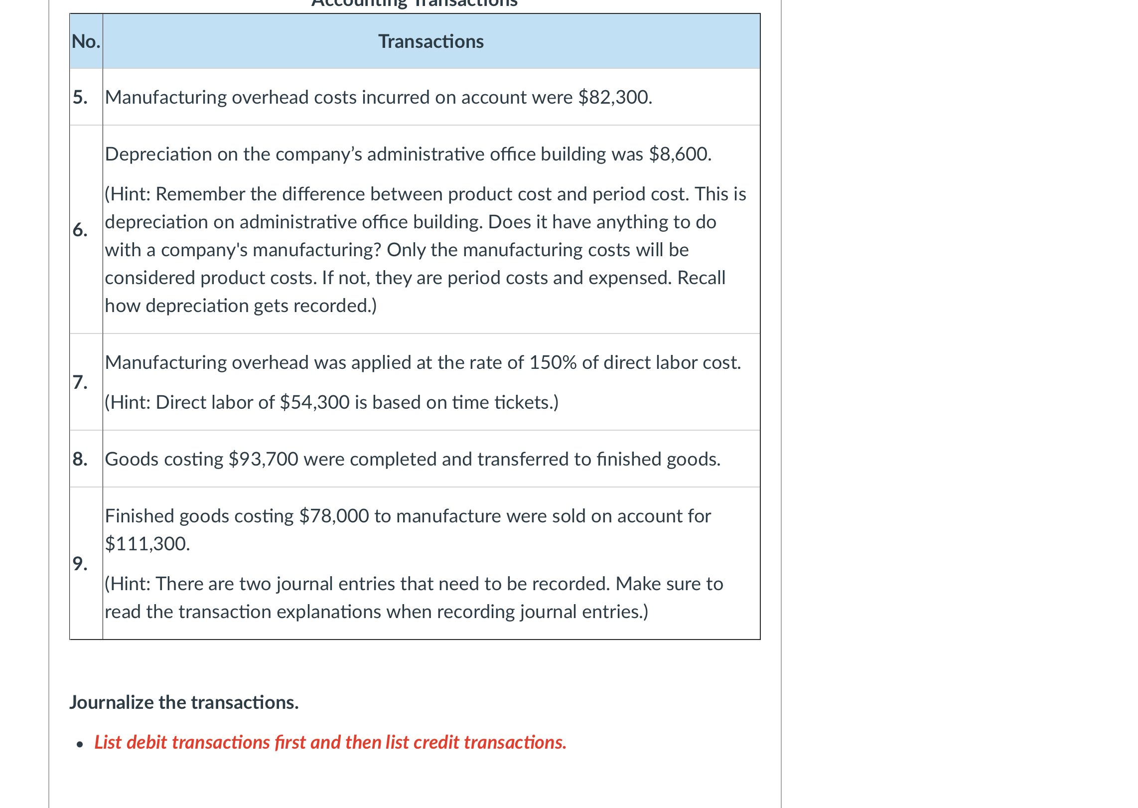 Solved Journalize the transactions. - List debit | Chegg.com Solved Journalize the transactions. - List debit | Chegg.com