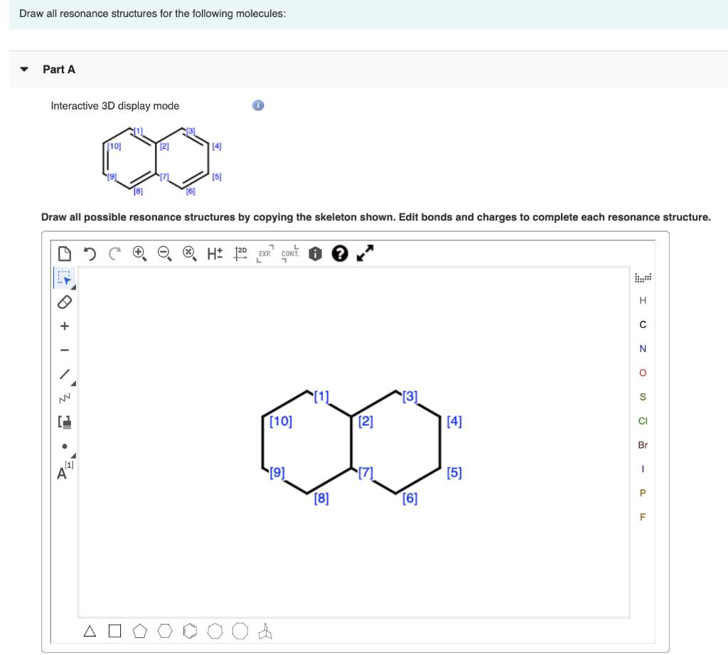 Solved Draw all resonance structures for the following | Chegg.com
