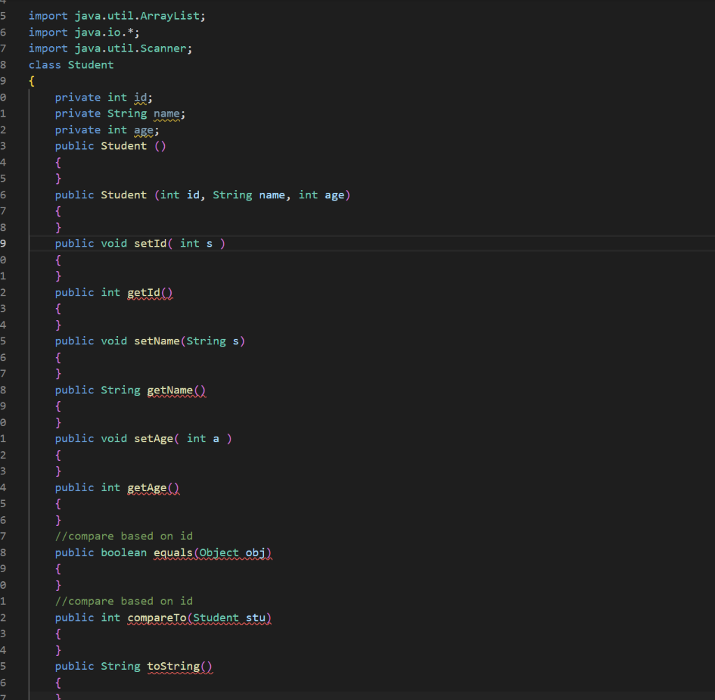 Solved For Hw4 you will create a Student Database | Chegg.com