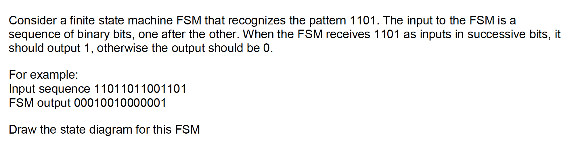 Solved Consider a finite state machine FSM that recognizes | Chegg.com