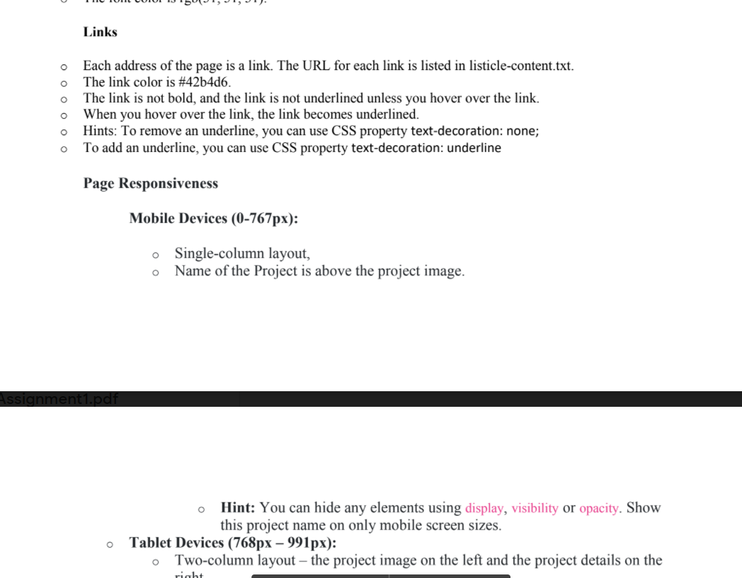 Solved Learn to make web pages with basic html and html5 and | Chegg.com
