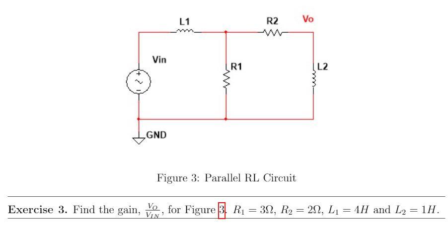 Solved L1 R2 Vo Vin R1 L2
