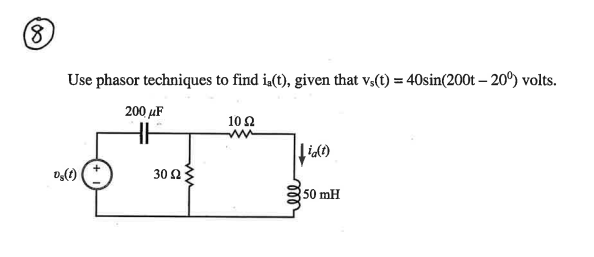 Solved 7 Simplify the following expressions using phasors | Chegg.com