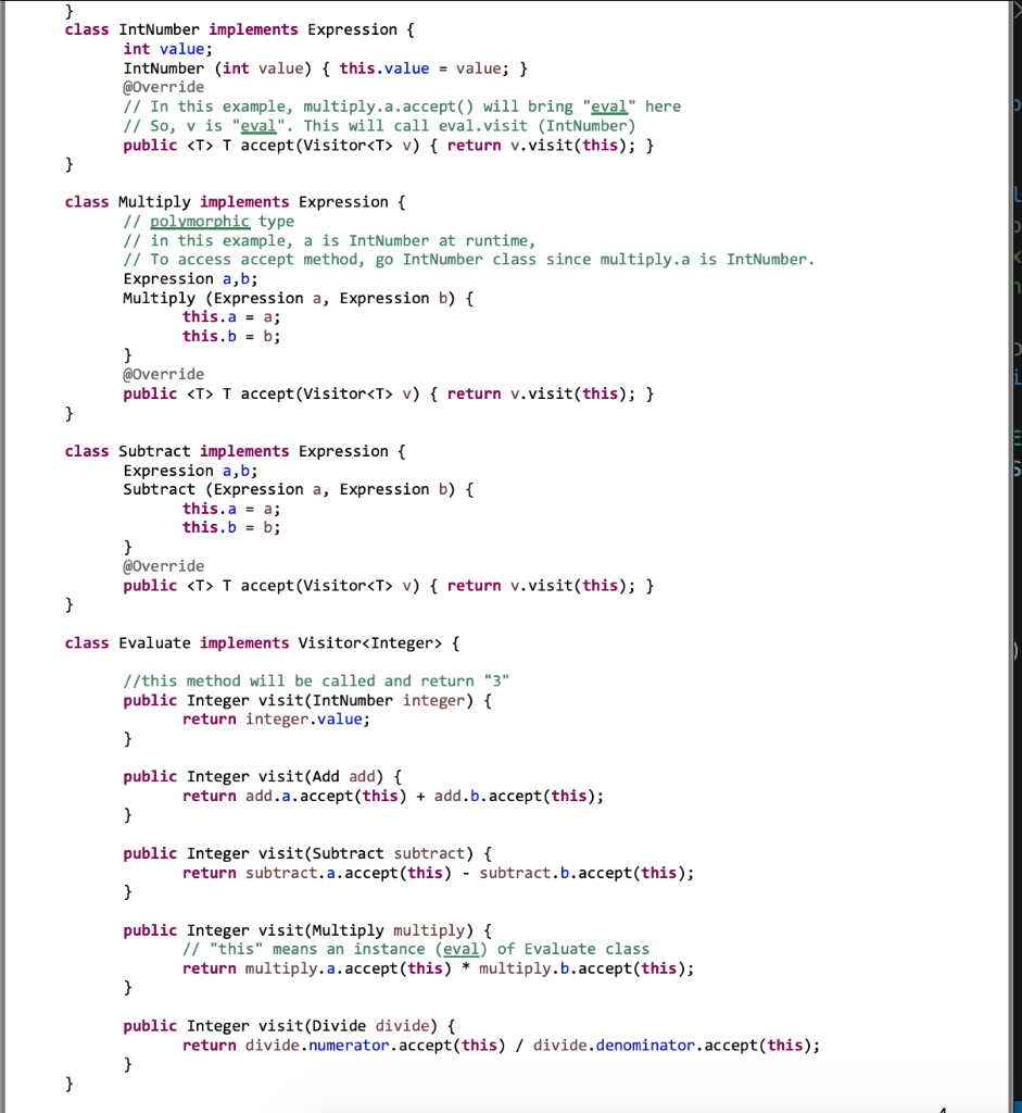 public class Calculator { // polymorphic types are | Chegg.com