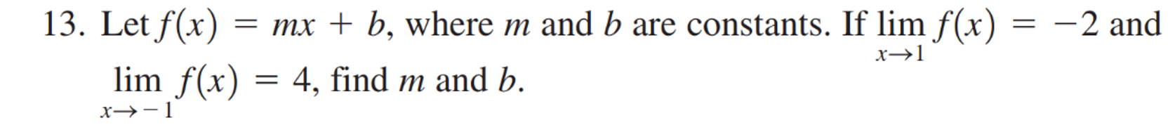 Solved Let f(x)=mx+b, ﻿where m ﻿and b ﻿are constants. If | Chegg.com