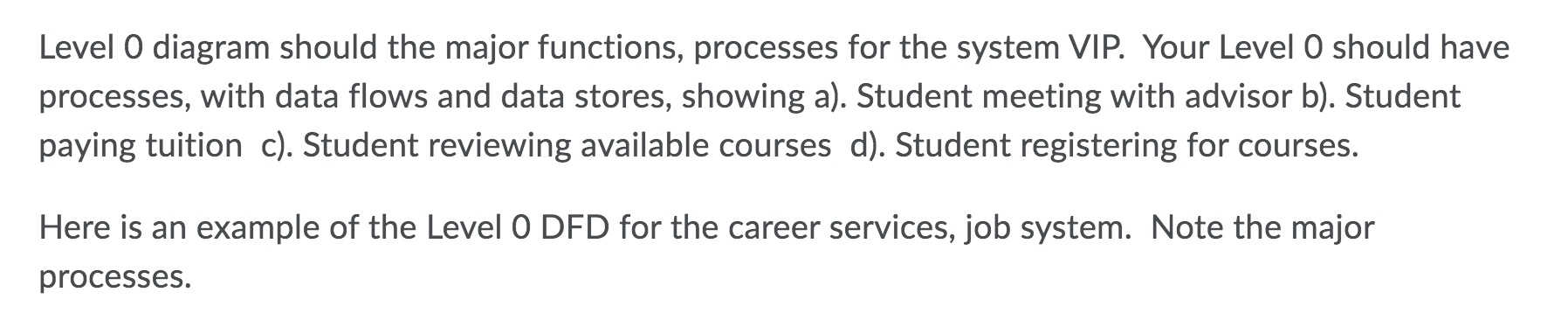 Use MS Visio or LucidChart to create the context | Chegg.com