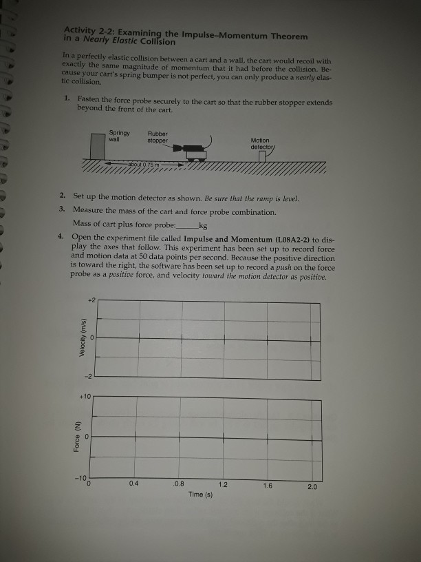Solved PRE-LAB PREPARATION SHEET FOR LAB 8: ONE-DIMENSIONAL | Chegg.com