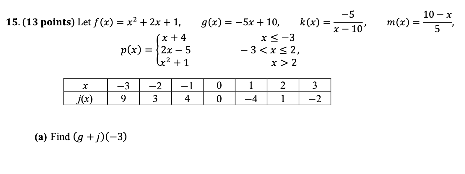 Solved 13 points) Let | Chegg.com