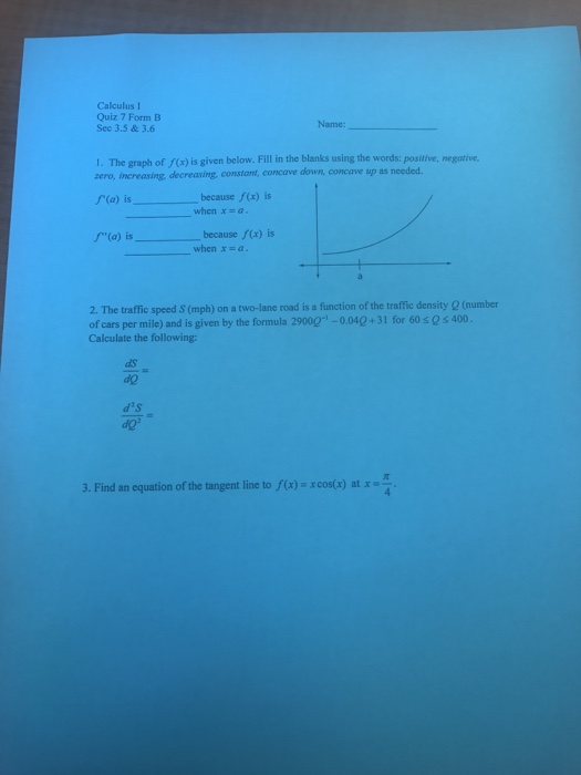 Solved The graph of f(x) is given below. Fill in the blanks | Chegg.com