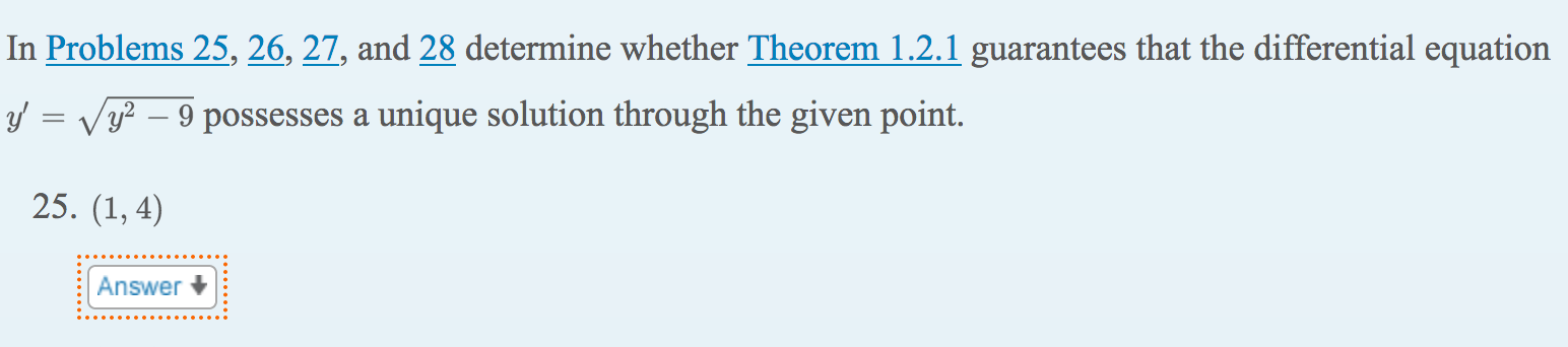 Solved In Problems 25, 26, 27, and 28 determine whether | Chegg.com