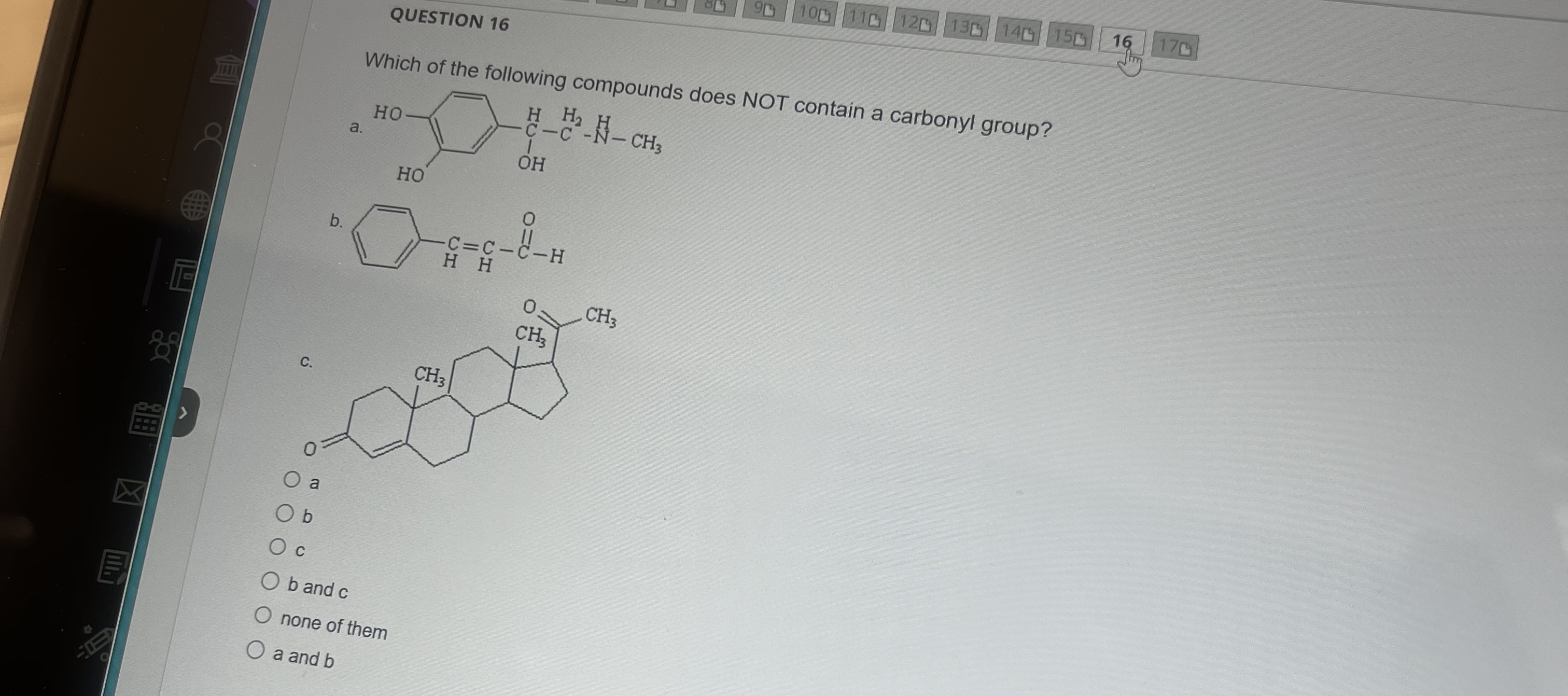 Solved Which of the following compounds does NOT contain a | Chegg.com