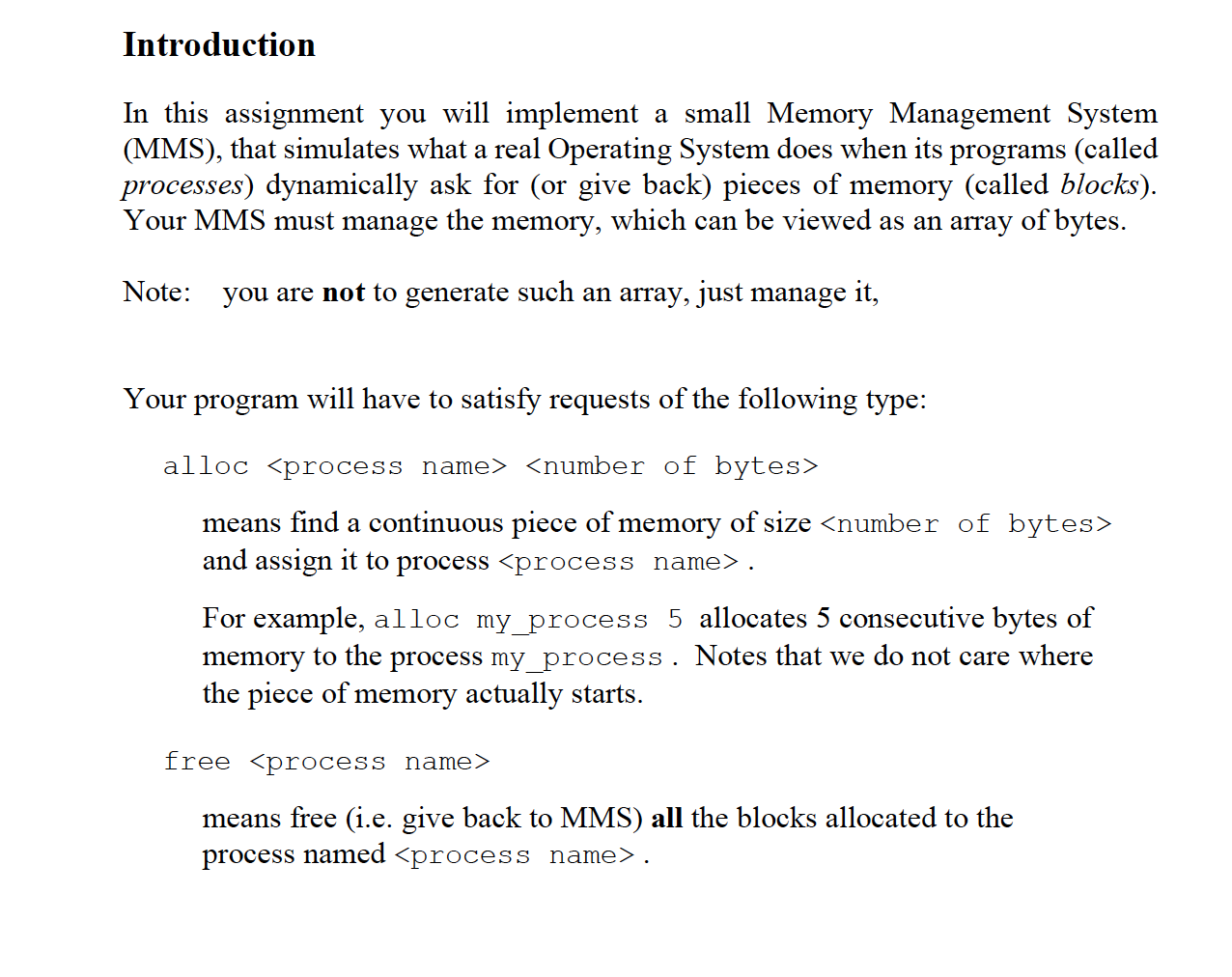 Solved Introduction In this assignment you will implement a | Chegg.com