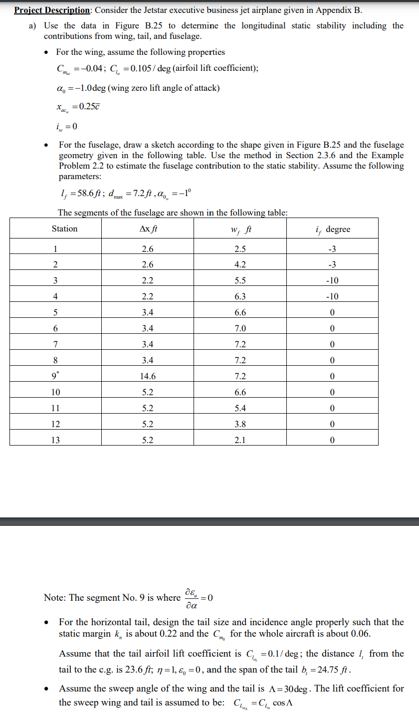 kA TABLE 8.25 Business Jet: Jetstar Note: All | Chegg.com