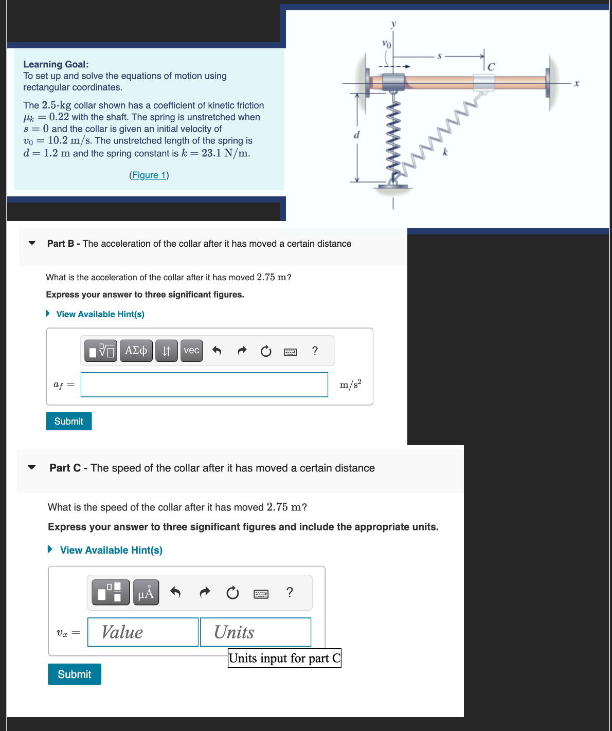 Solved Learning Goal: To set up and solve the equations of | Chegg.com