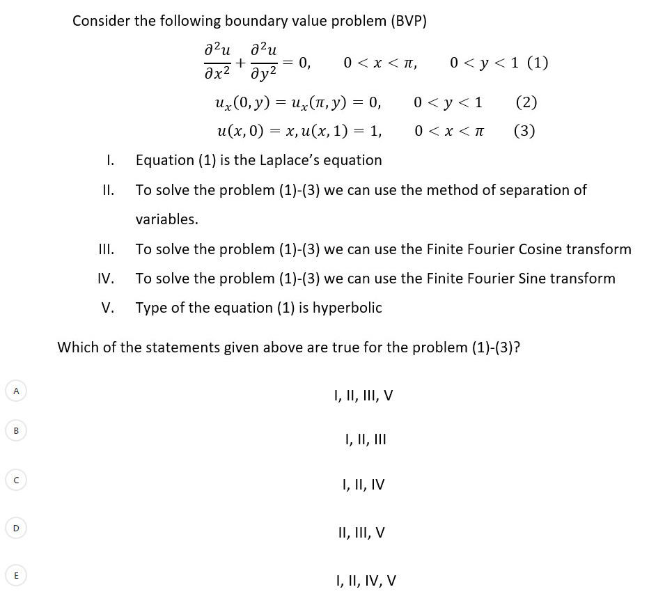 Solved Consider the following boundary value problem (BVP) | Chegg.com