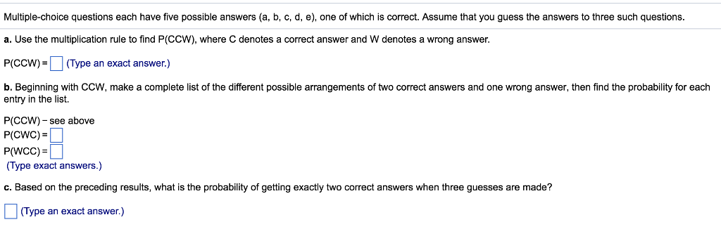 Solved Multiple-choice questions each have five possible | Chegg.com