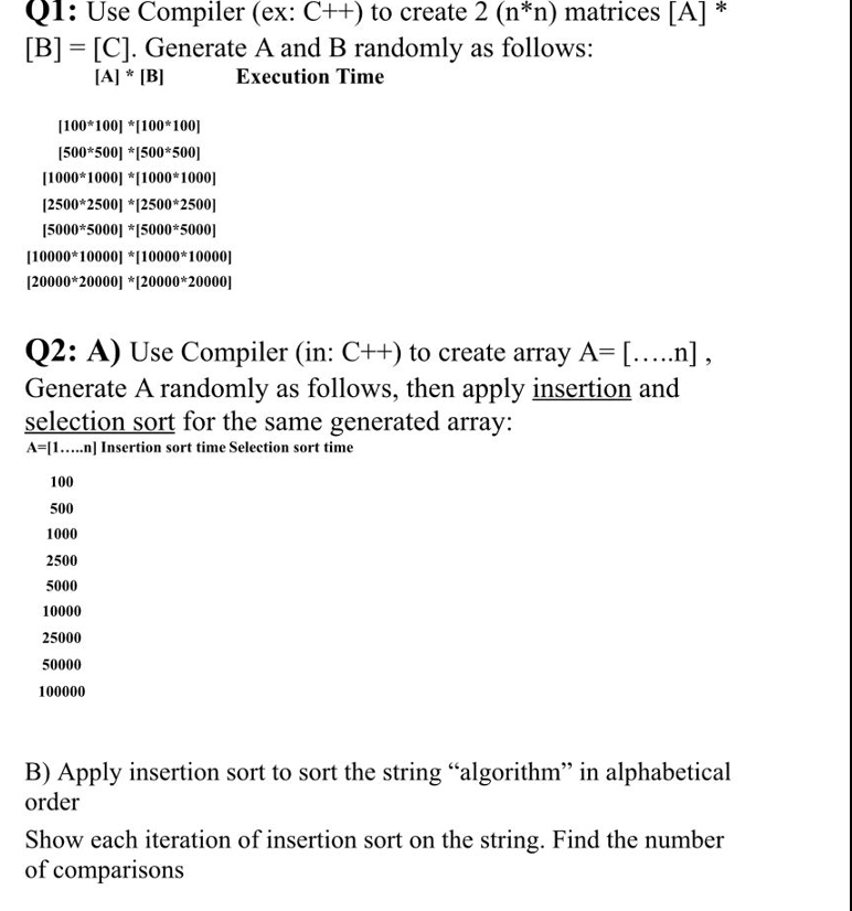 Solved Prove or disprovea. 5n^2 + 40n + 100 = ﻿O(n^2).b. | Chegg.com