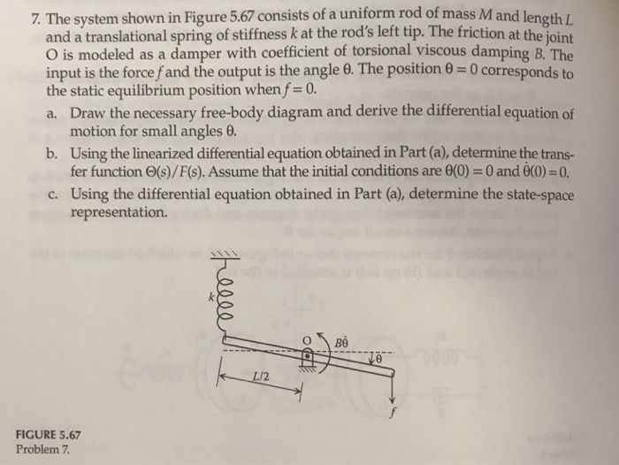 Solved This is a modeling and analysis of dynamic systems | Chegg.com