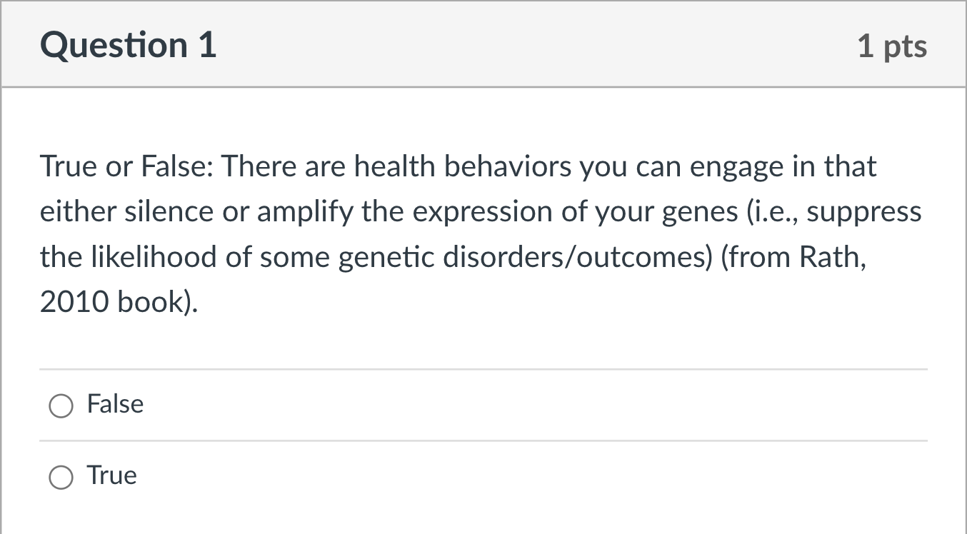 Solved Question 11 ﻿ptsTrue or False: There are health | Chegg.com