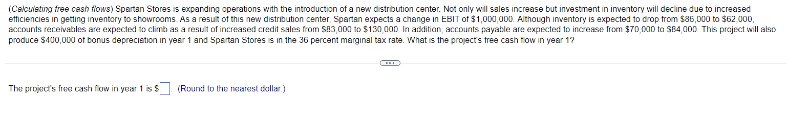 Solved produce $400,000 of bonus depreciation in year 1 and | Chegg.com