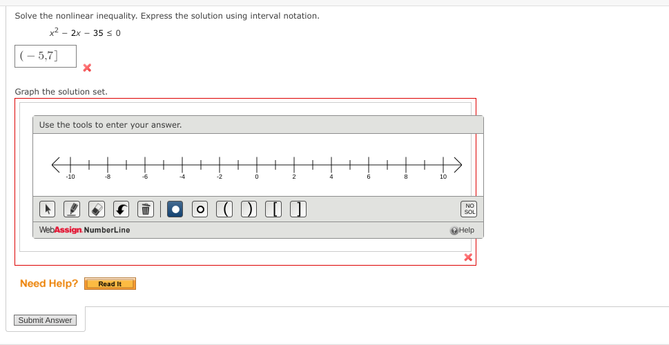 Solved Solve the nonlinear inequality. Express the solution | Chegg.com