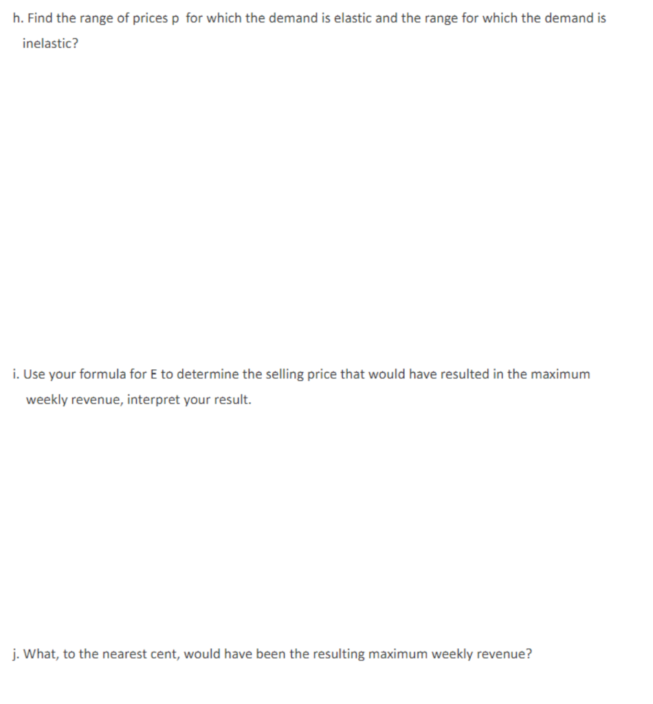 Solved Example Demand for Beef Fajitas Sales figures show | Chegg.com