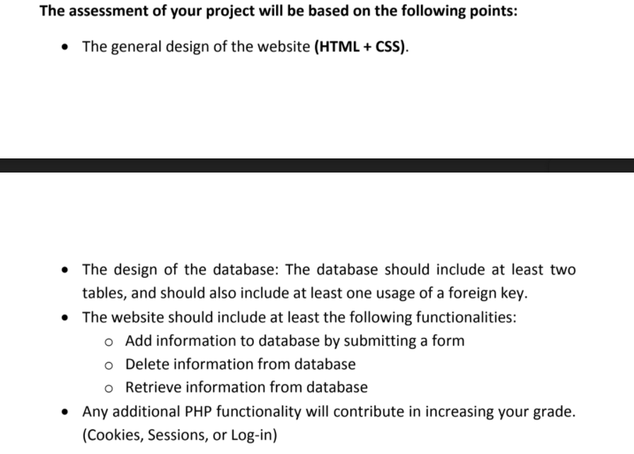 Solved Create a website with a topic of your choice with at | Chegg.com