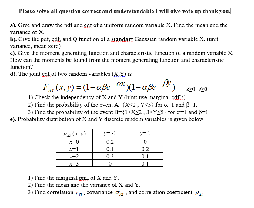 Solved Please solve all question correct and understandable | Chegg.com