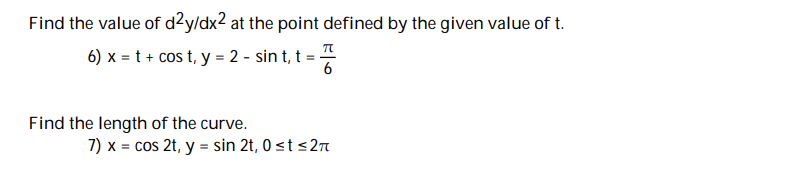 Solved Find the value of d2y/dx2 at the point defined by the | Chegg.com