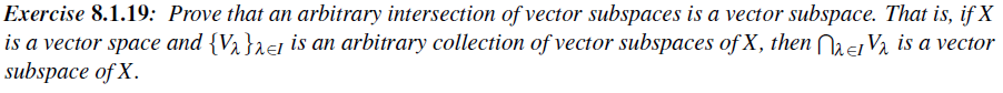 Solved Exercise 8.1.19: Prove that an arbitrary intersection | Chegg.com