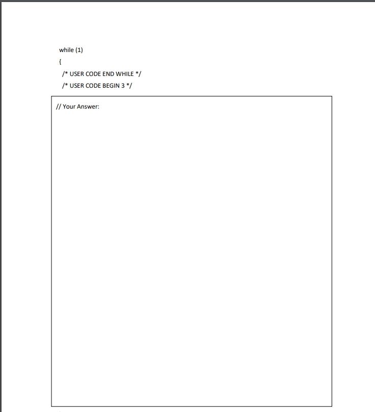 Solved 2. STM 32F410 Microcontroller has been configured as | Chegg.com
