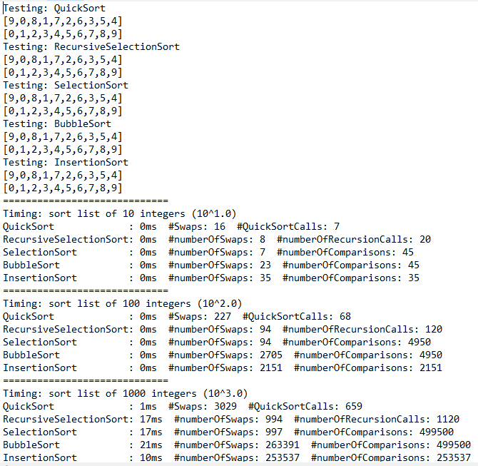 Solved Java Foundations Insertionsortjava Package 