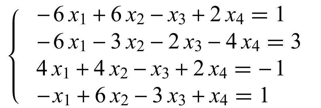 Solved Determine if the given systems is consistent. The | Chegg.com