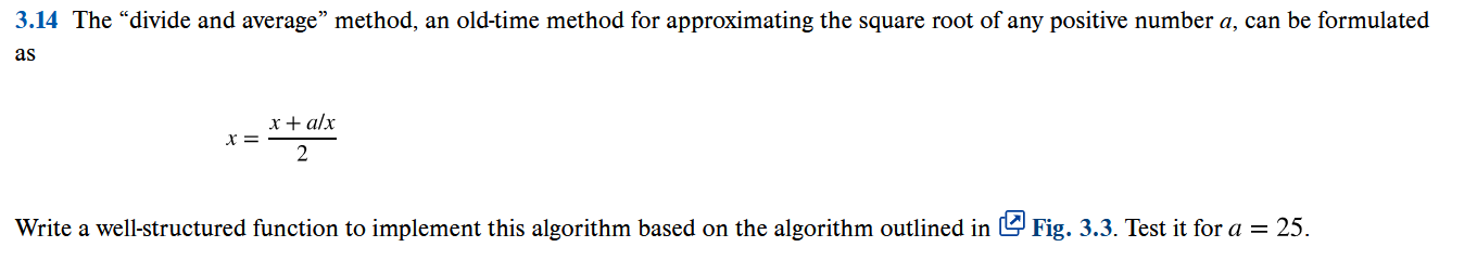 Solved PLEASE USE MATLAB3.14 ﻿The "divide and average" | Chegg.com