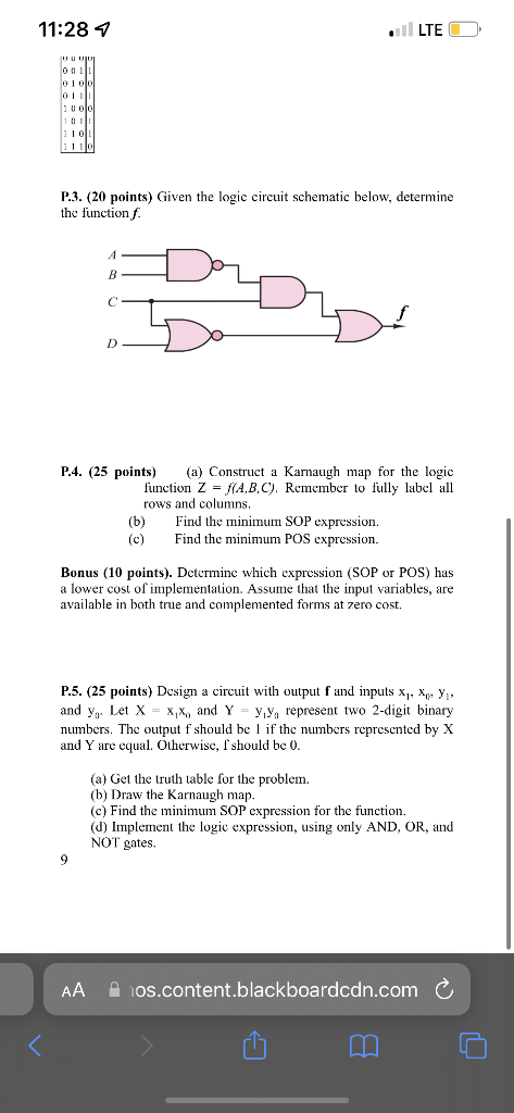 Solved P.1. (15 points) Convert the following binary numbers | Chegg.com