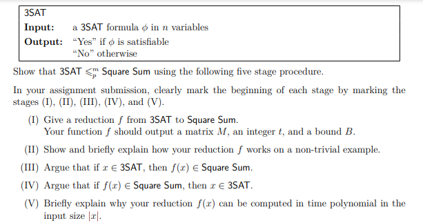 Solved 1. Square Sum (10 points) Consider the following | Chegg.com