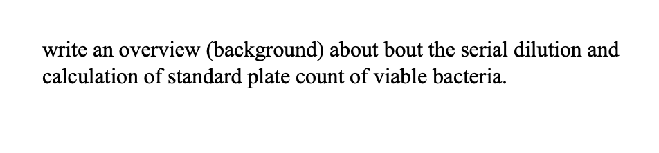 Solved write an overview (background) about bout the serial | Chegg.com